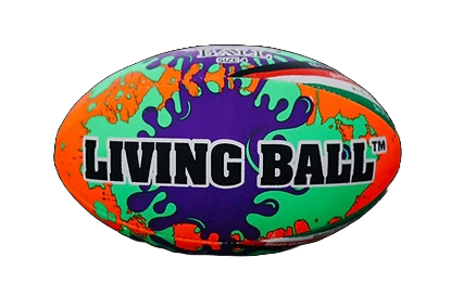 Arnold-Sports. Living Ball Neon Rugby Ball - Size 5